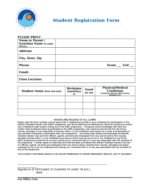 Name or Parent / Guardian Name (if under 18 yrs Doc Template | pdfFiller