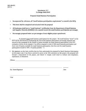 To Design-Build RFP Doc Template | pdfFiller