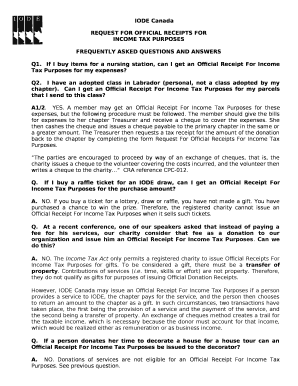 REQUEST FOR OFFICIAL RECEIPTS FOR Doc Template | pdfFiller