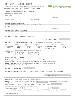 Flying Flowers Reviews - Fill Online, Printable, Fillable, Blank ...