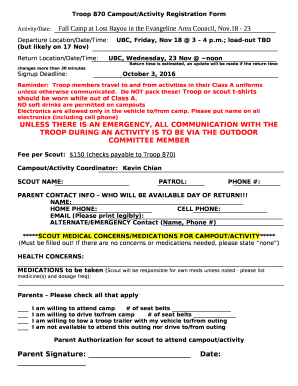 troop 870 ubc Doc Template | pdfFiller