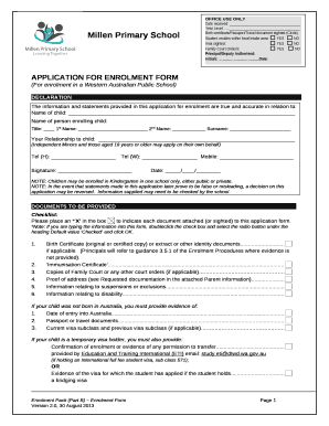 Millen Primary School Doc Template | pdfFiller