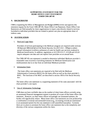 CMS-287-05 Doc Template | pdfFiller