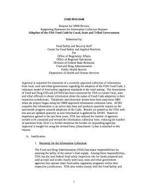 Request for OMB Review Doc Template | pdfFiller