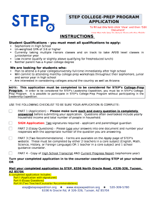 Student Qualifications you must meet all qualifications to apply: Doc ...