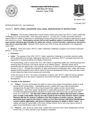MEMORANDUM FOR:See Distribution Doc Template | pdfFiller