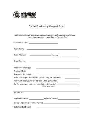 Event Fundraising Doc Template | pdfFiller