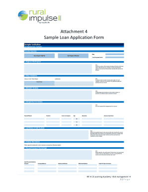 Fillable Online Sample Loan Application Form Fax Email Print - pdfFiller