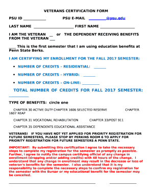 PSU ID PSU E-MAILpsu - berks psu Doc Template | pdfFiller
