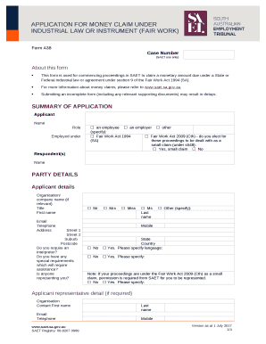 a38 Doc Template | pdfFiller