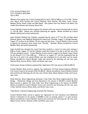 Also present were City Planner Curt Moen, City Auditor Peni Peterson ...