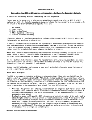 Updating Your SEF Doc Template | pdfFiller