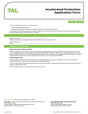 Fillable Online This form applies to insurance cover structured: Fax ...