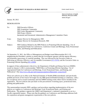 To:NIH Executive Officers - oamp od nih Doc Template | pdfFiller