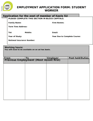 You will find enclosed with this application the following documents ...