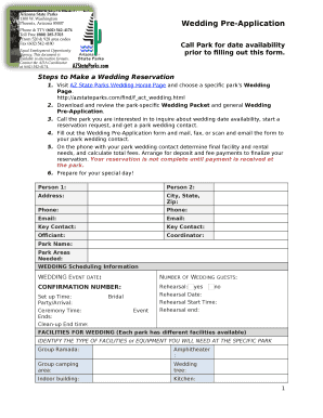 Steps to Make a Wedding Reservation Doc Template | pdfFiller