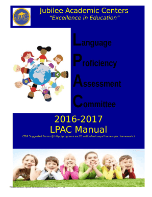 Language Proficiency Assessment Committee (LPAC) Parent Membership Doc ...