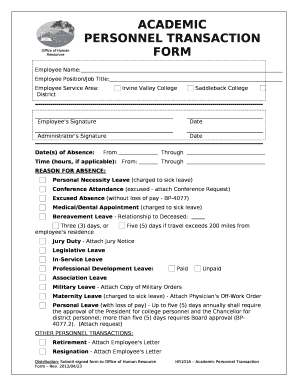 Employee Position/Job Title: Doc Template | pdfFiller