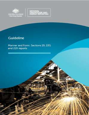 This document sets out the manner and requirements for reports ...