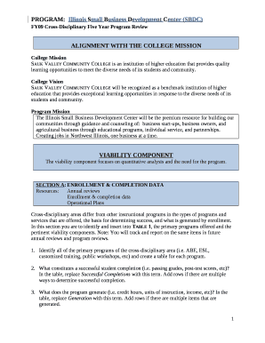 ALIGNMENT WITH THE COLLEGE MISSION Doc Template | pdfFiller
