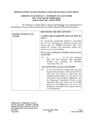 (New York Gap Note Modifications) Doc Template | pdfFiller