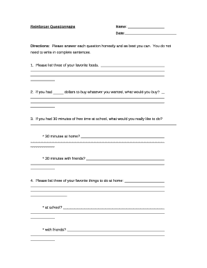 Directions:Please answer each question honestly and as best you can Doc ...