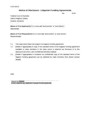 ncf3 Doc Template | pdfFiller