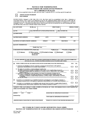 NOTICE FOR TERMINATION Doc Template | pdfFiller