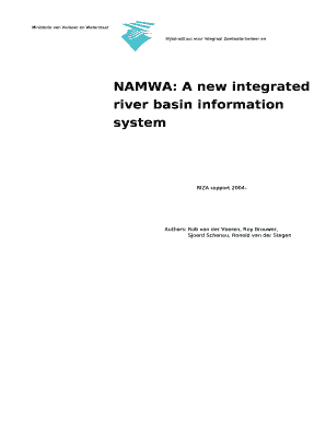 2The structure of NAMWA3 - unstats un Doc Template | pdfFiller