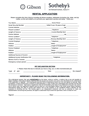 Please complete this fully by including all phone numbers, addresses ...