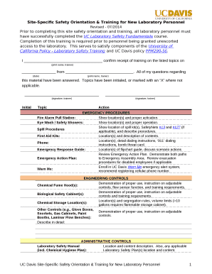 Laboratory Audit Guidance - UC Davis Safety Services - safetyservices ...