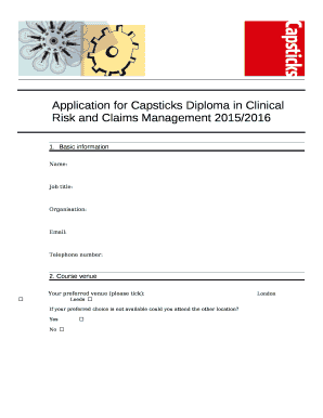 capsticks diploma Doc Template | pdfFiller