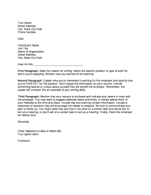 First Paragraph: State the reason for writing - career-connection mntc ...