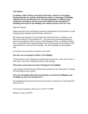 LSP Opinion Doc Template | pdfFiller