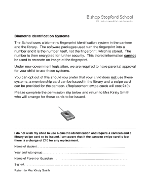 Fillable Online Biometric Identification Systems Fax Email Print ...
