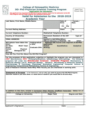 DO- PhD Physician Scientist Training Program - com msu Doc Template ...