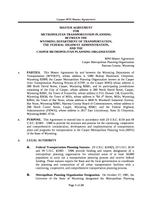 METROPOLITAN TRANSPORTATION PLANNING Doc Template | pdfFiller