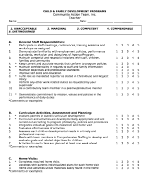 General Staff Responsibilities: Doc Template | pdfFiller