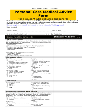 MedicAlert Number(if relevant): Review date for this : Doc Template ...