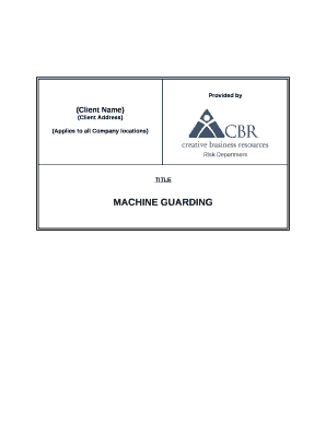 Machine/Guarding Inspection List6 Doc Template | pdfFiller