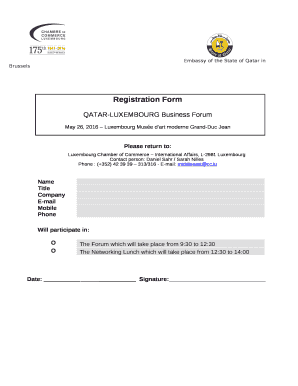 Registration Doc Template | pdfFiller