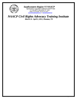 Sponsored by: Texas State Conference NAACP Units Doc Template | pdfFiller