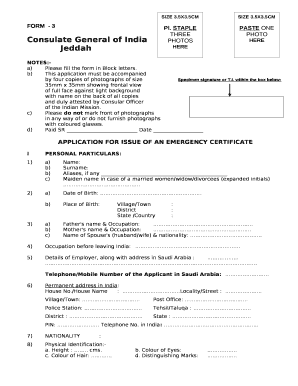 Attestation Services - Consulate General of India, Jeddah Doc Template ...