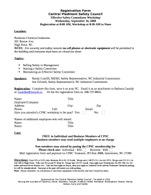 Effective Safety Committees Workshop Doc Template | pdfFiller