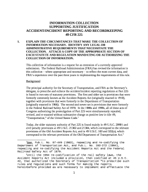 The Federal Railroad Administration (FRA) has revised the ination in ...