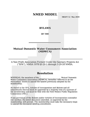 NMED MODEL Doc Template | pdfFiller