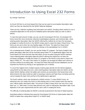 Introduction to Using Excel 232 s Doc Template | pdfFiller