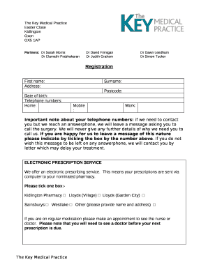 The Key Medical Practice Doc Template | pdfFiller