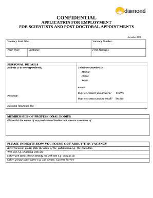 MEMBERSHIP OF PROFESSIONAL BODIES Doc Template | pdfFiller