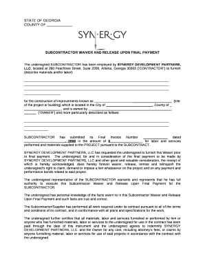 STATE OFGEORGIA template Doc Template | pdfFiller
